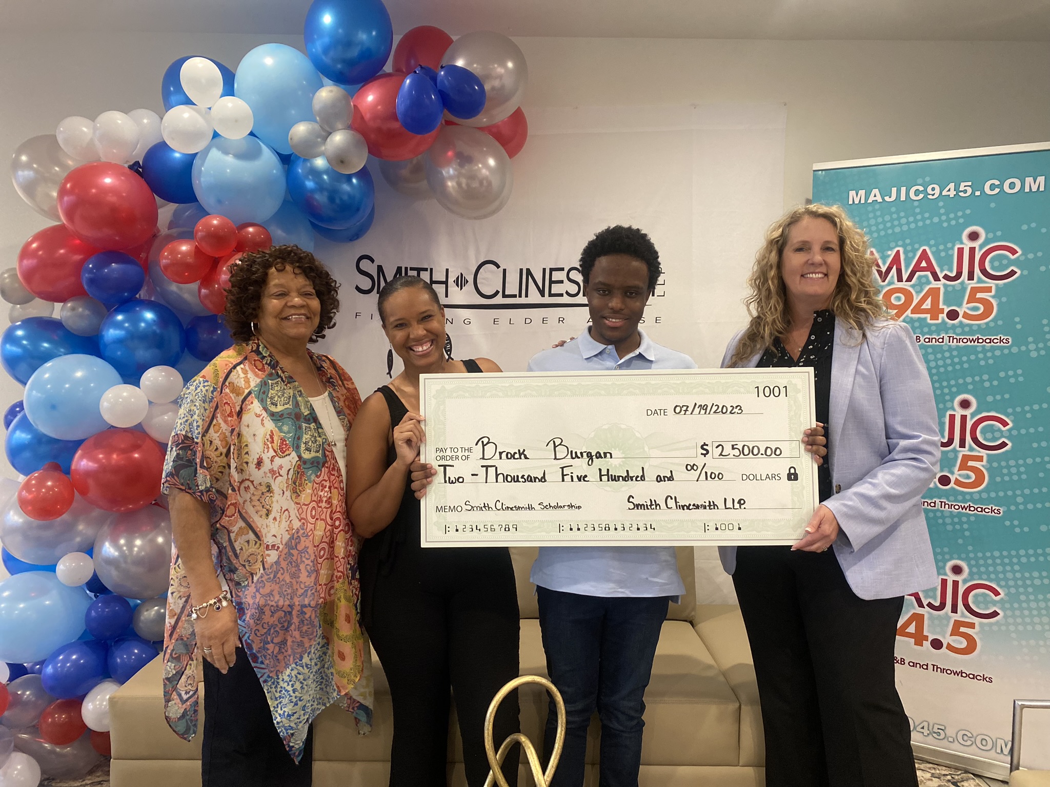 Smith Clinesmith Grants UNT Student $2,500 Scholarship - 97.9 The Beat